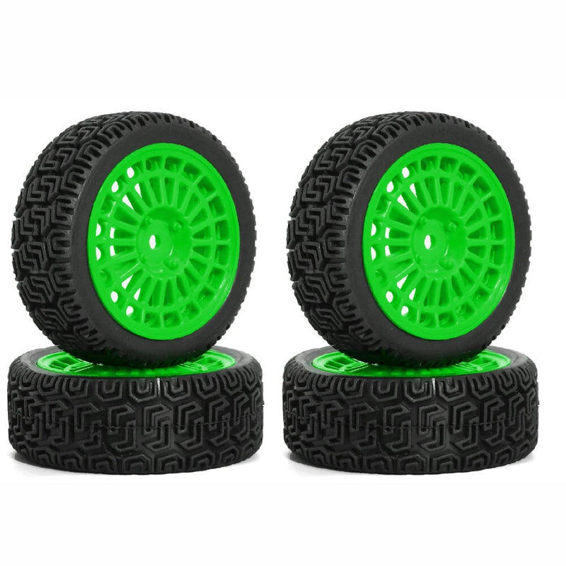 4PCS Upgraded RC Car Parts Wheel Tires for 70mm RV 1/10 Tamiya xv02 RC